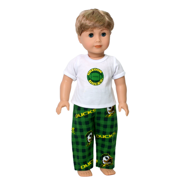 Oregon Ducks Pajamas 18" Doll Clothes for American Girl Dolls