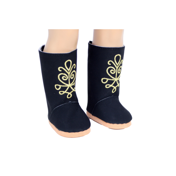 Anna Frozen Boots 18" Doll Clothes for American Girl Dolls