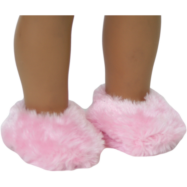 Slippers Light Pink 18" Doll Clothes for American Girl Dolls